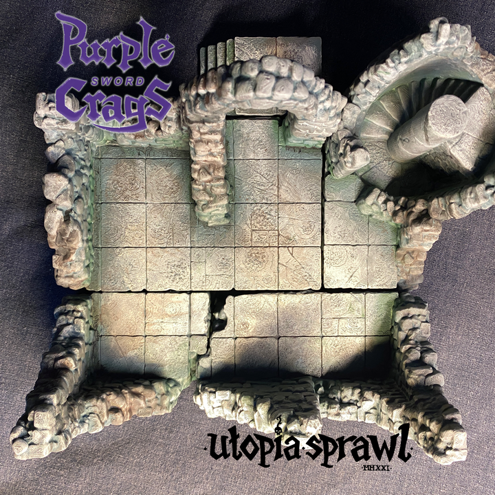 3D Printable Ruins of the Sword Crags - Full Package by Utopia Sprawl